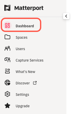 Matterport Dashboard