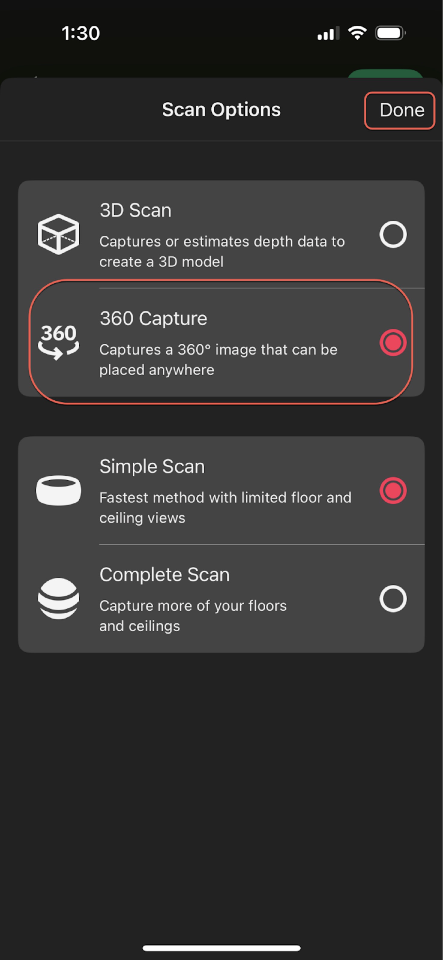 Capture a 360° View