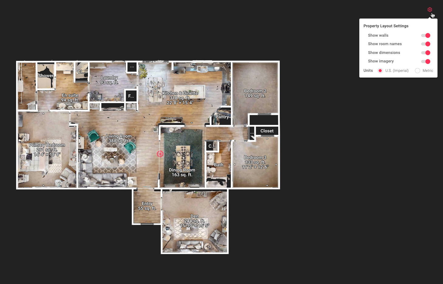 Share Property Layout with Showcase Viewers