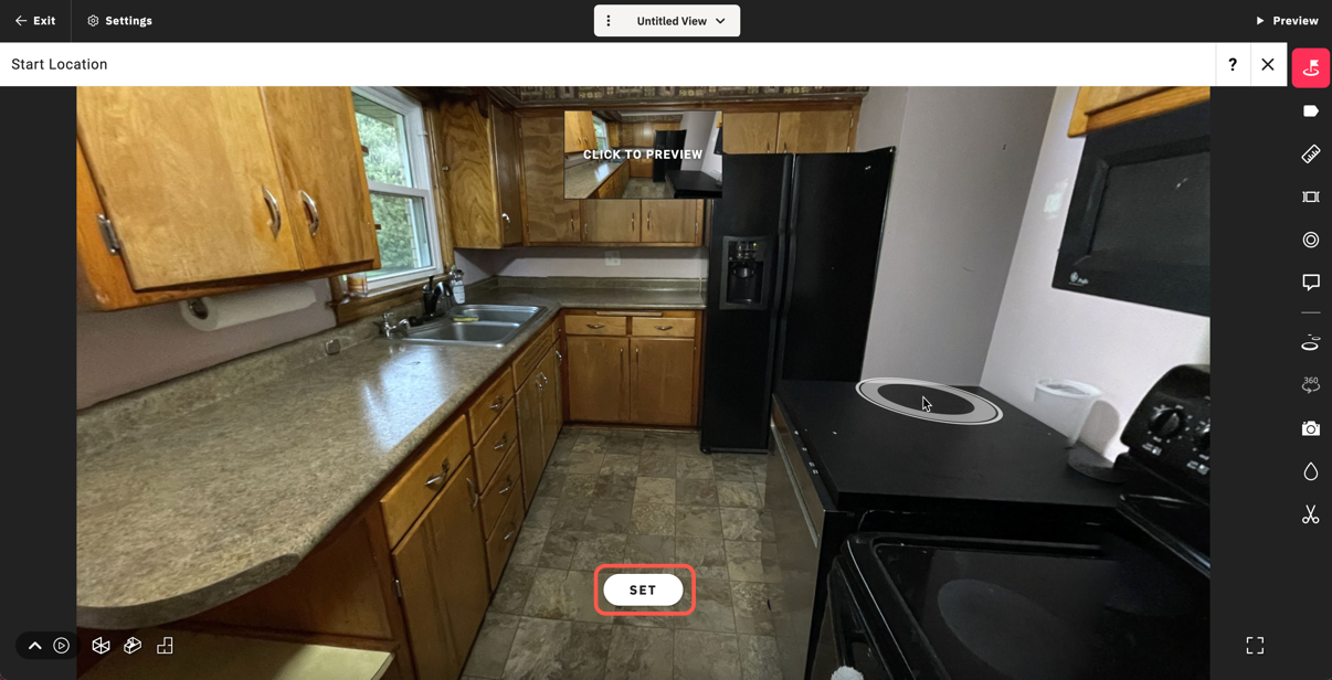 How to Set the Start Location