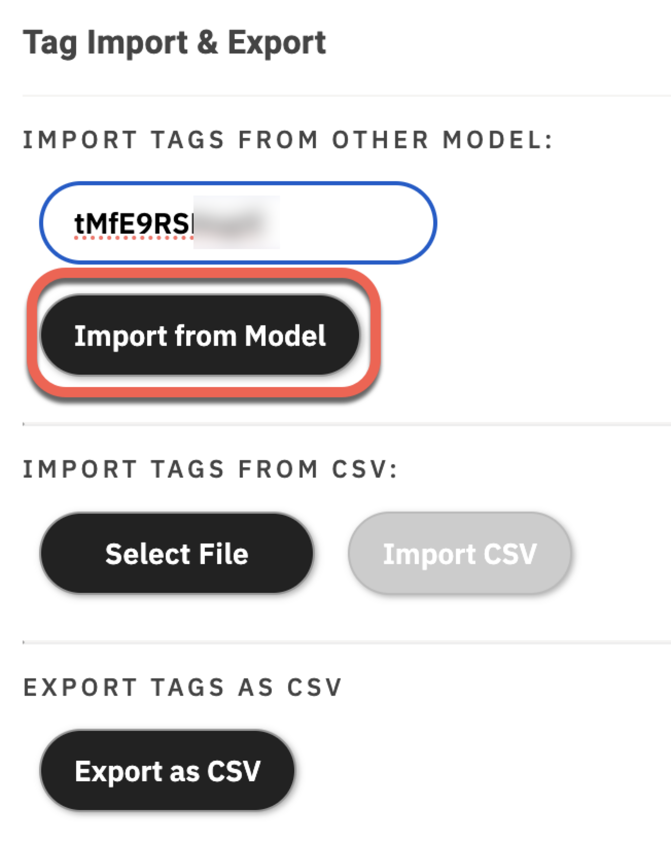 Import Tags From One Model to Another