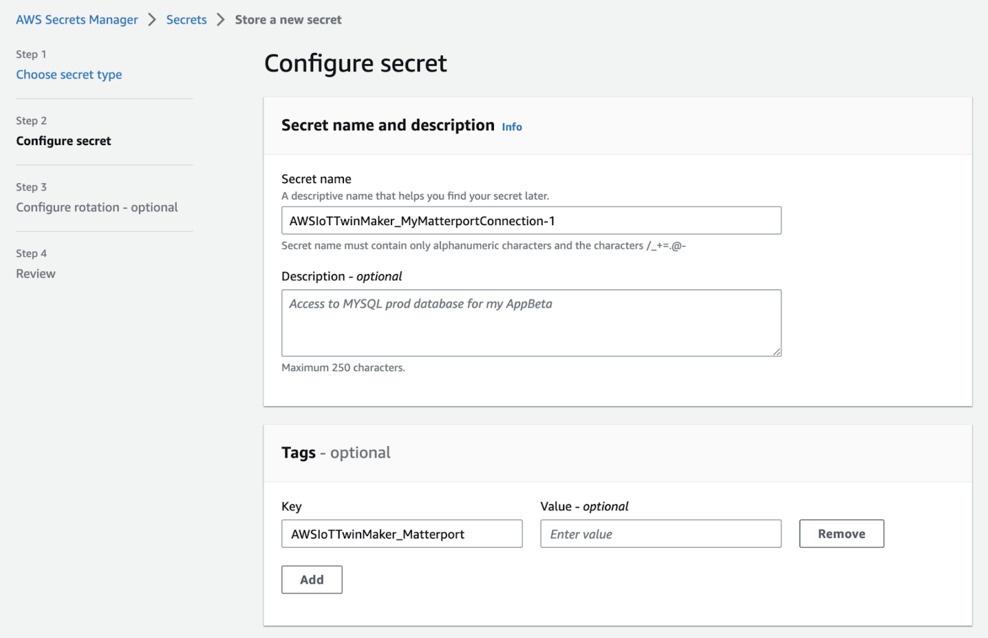 AWS IoT TwinMaker and Matterport Integration