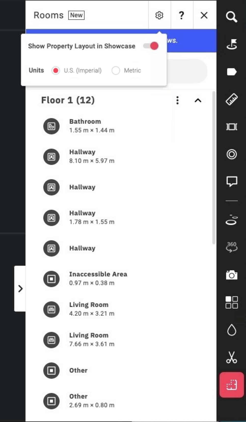 Share Property Layout with Showcase Viewers