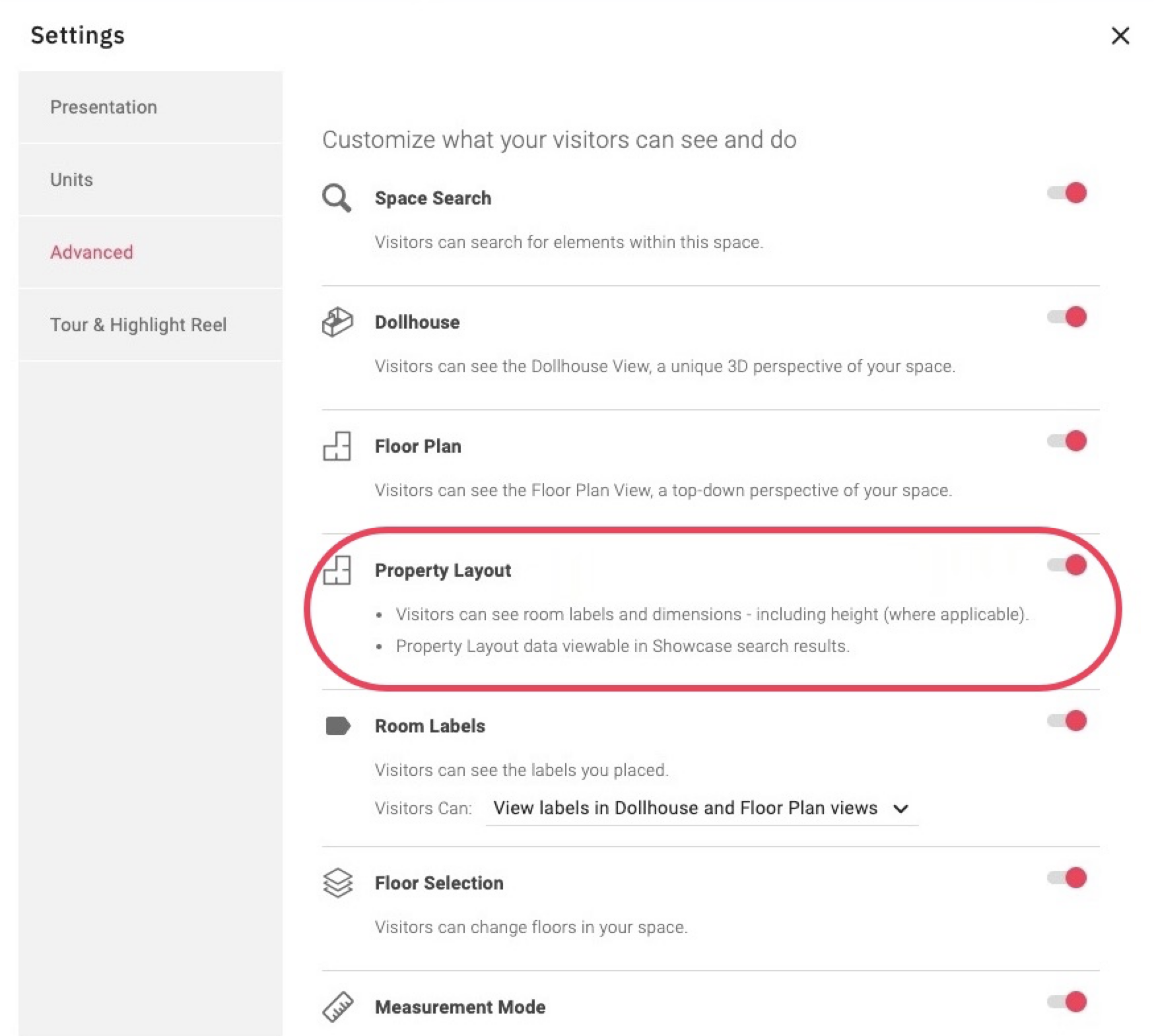 Share Property Layout with Showcase Viewers