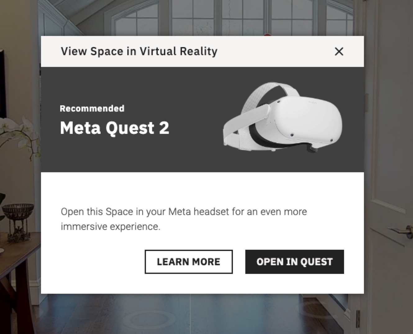 Exploring Matterport Spaces in VR