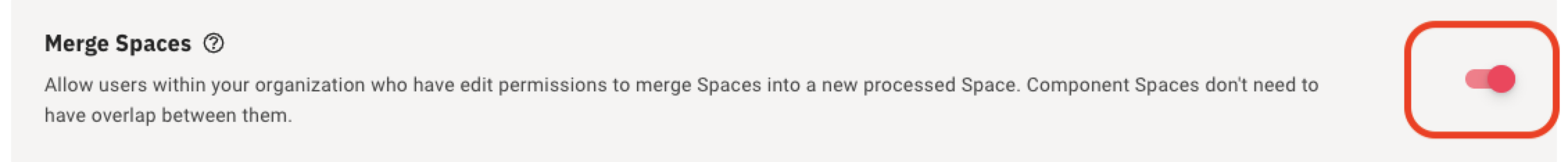 Merge Multiple Spaces Together (Beta)