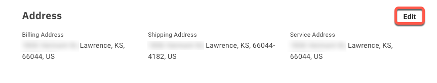 Change or Update Billing Information