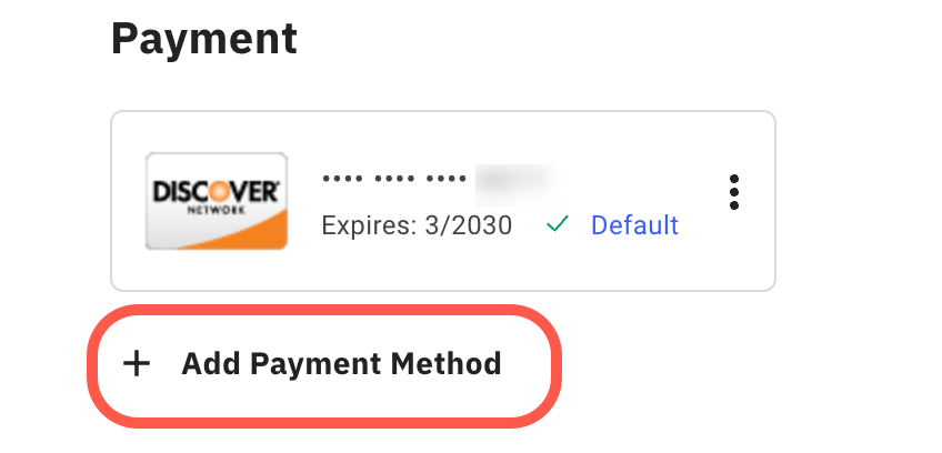 Change or Update Billing Information