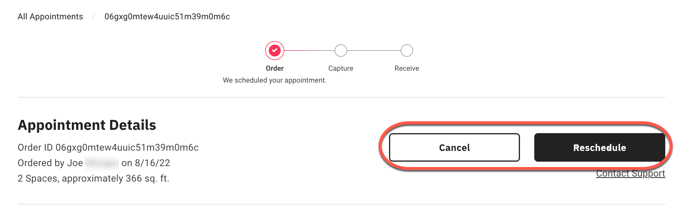 How to Make Changes to Your Capture Services Appointment