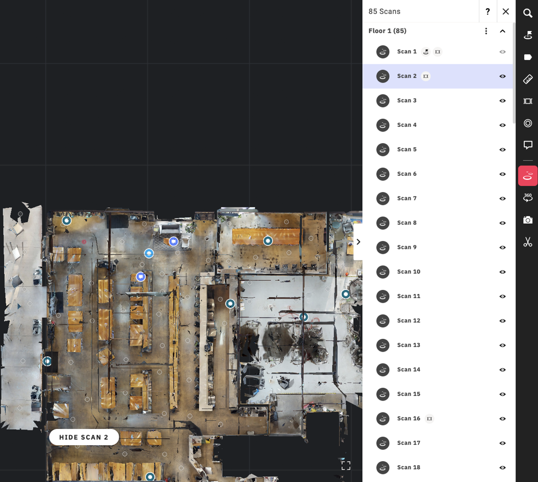 How to Hide Extra Scans