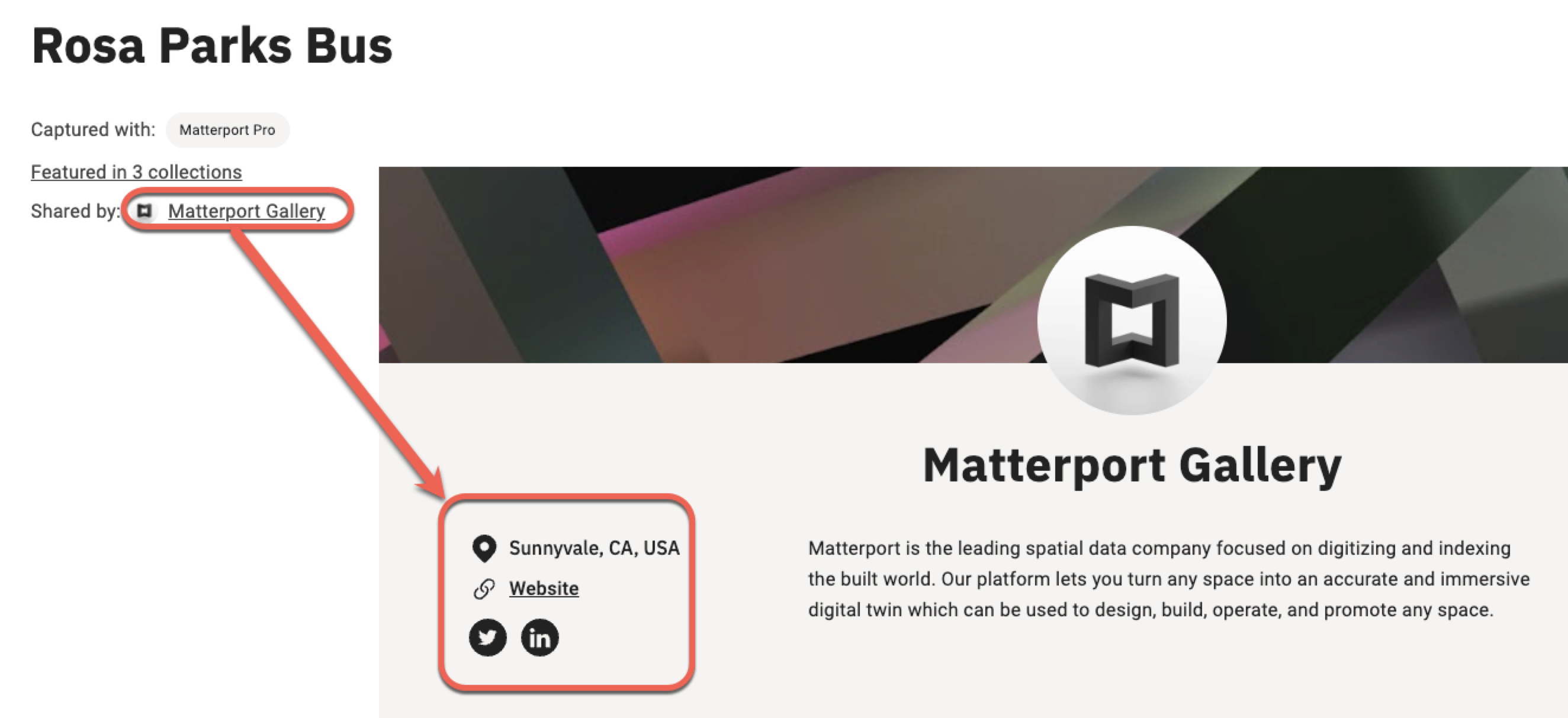 FAQ: Matterport Space Ownership