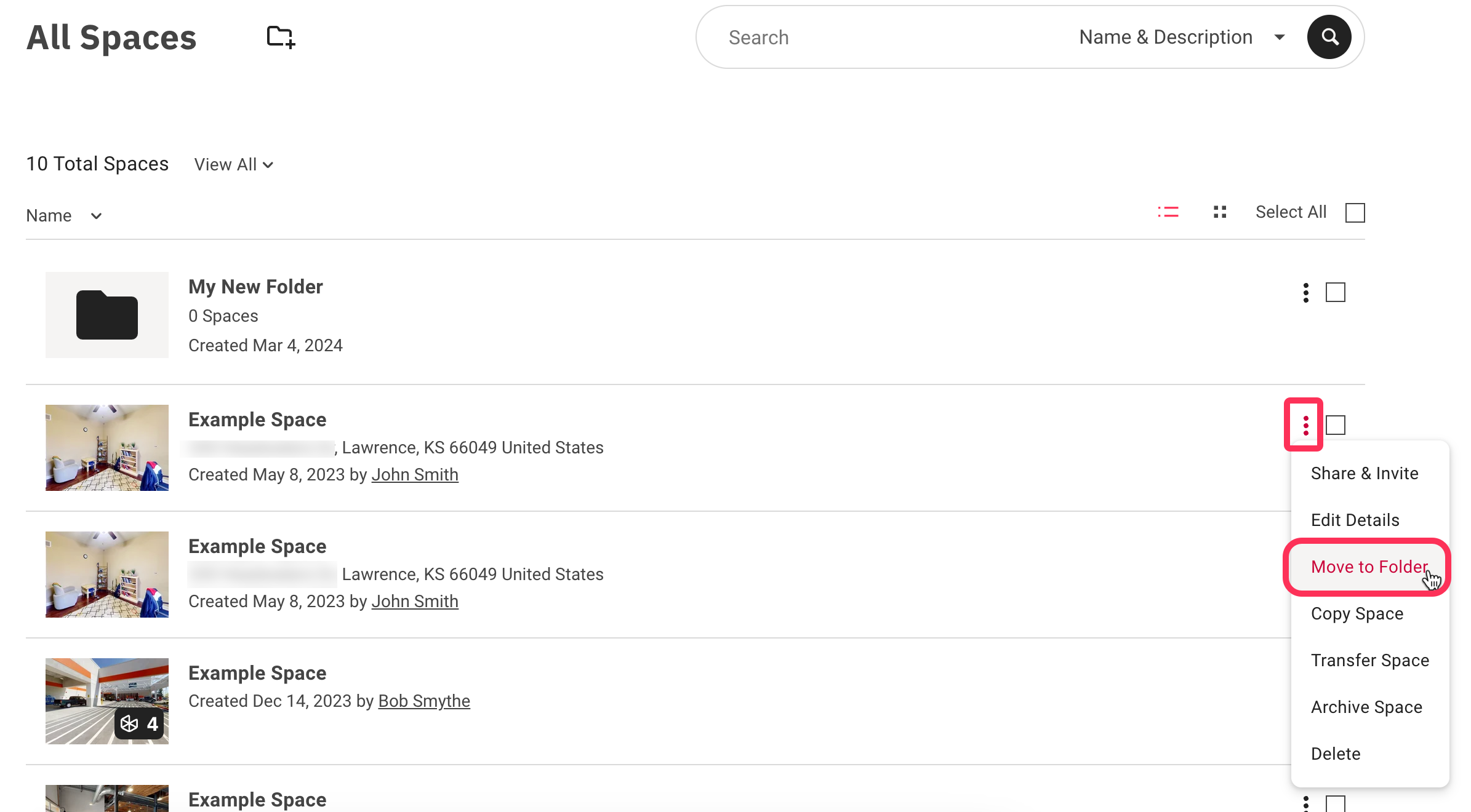 Folders, Sorting, & Searching