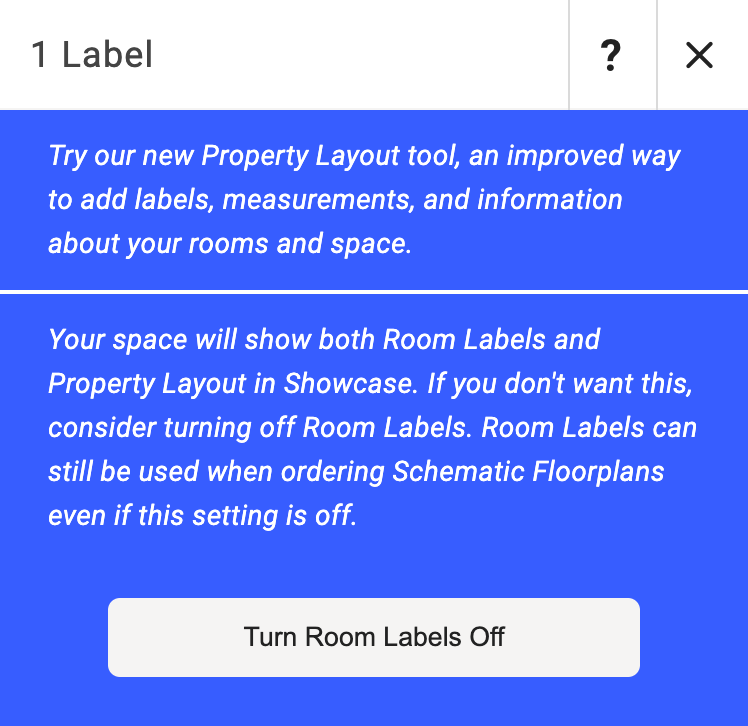 Add Labels to your Spaces