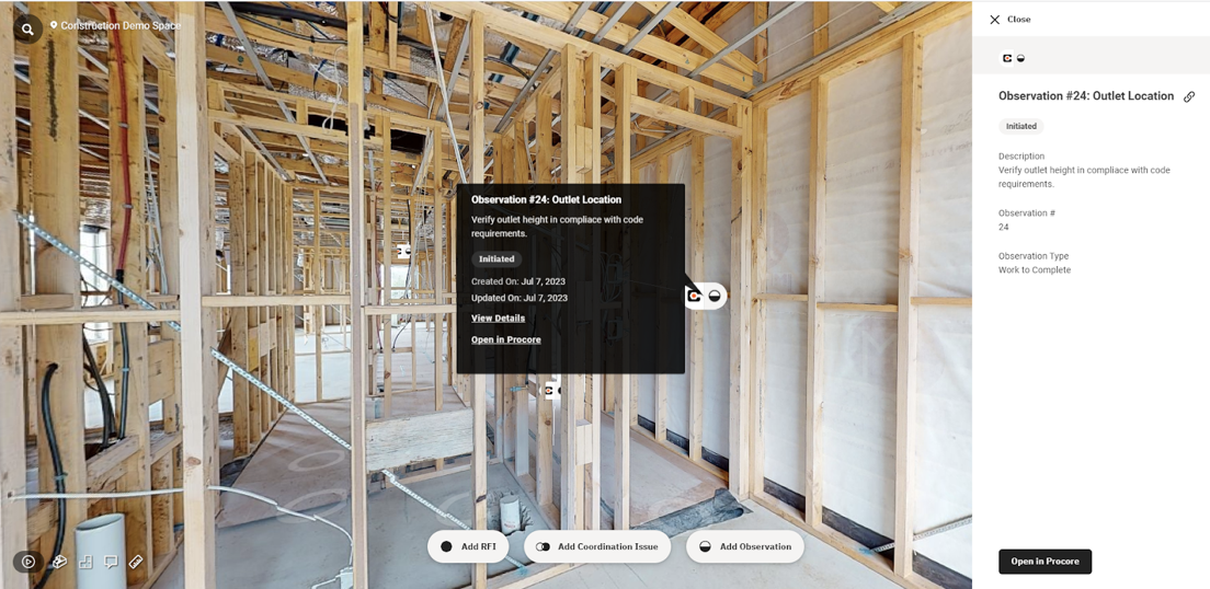 Integration with Procore