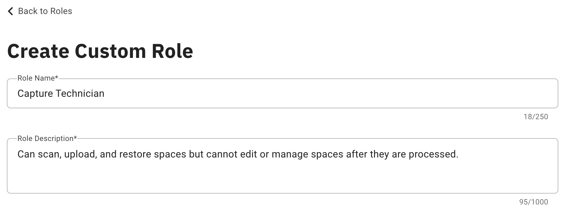 Configure Custom User Roles