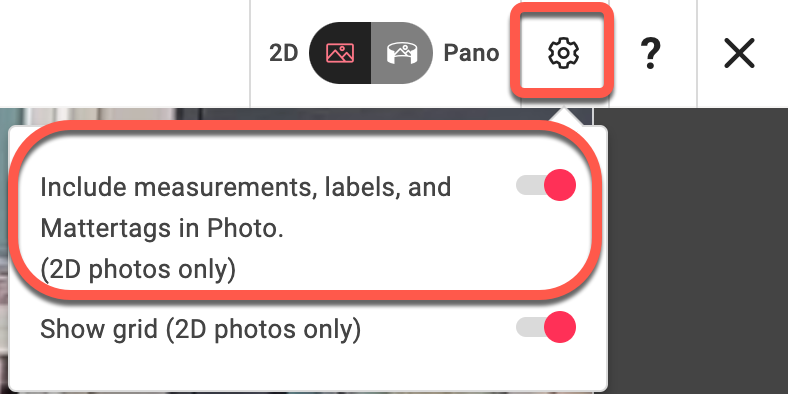 Take a Photo or 2D Snapshot